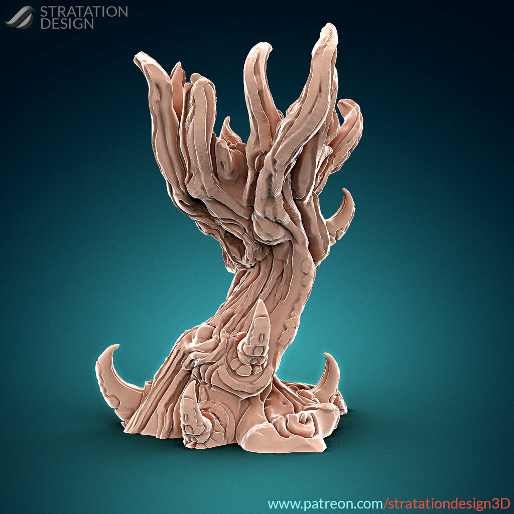 STL file Spooky Tree 🌳 ・3D printer design to download・Cults