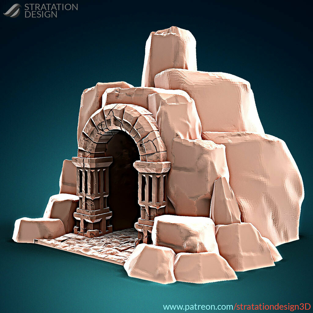 Fichier STL Caverne ⚔・Design pour imprimante 3D à télécharger・Cults