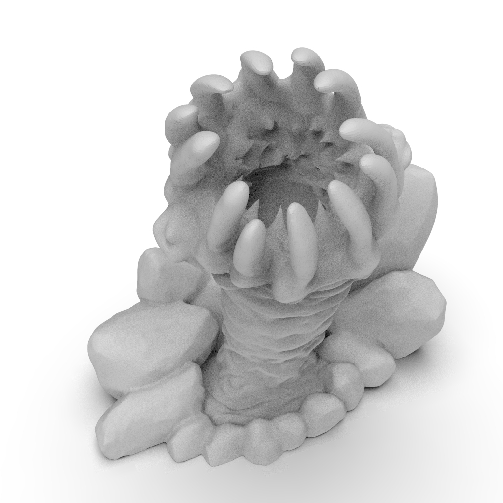 STL file Rock Worm (28mm) 🪨・3D printing idea to download・Cults