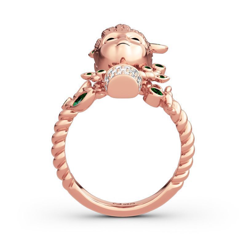 🌳 JCR 1008 Groot Tree Man Sterling Gold Ring・Free 3D File for ・Cults