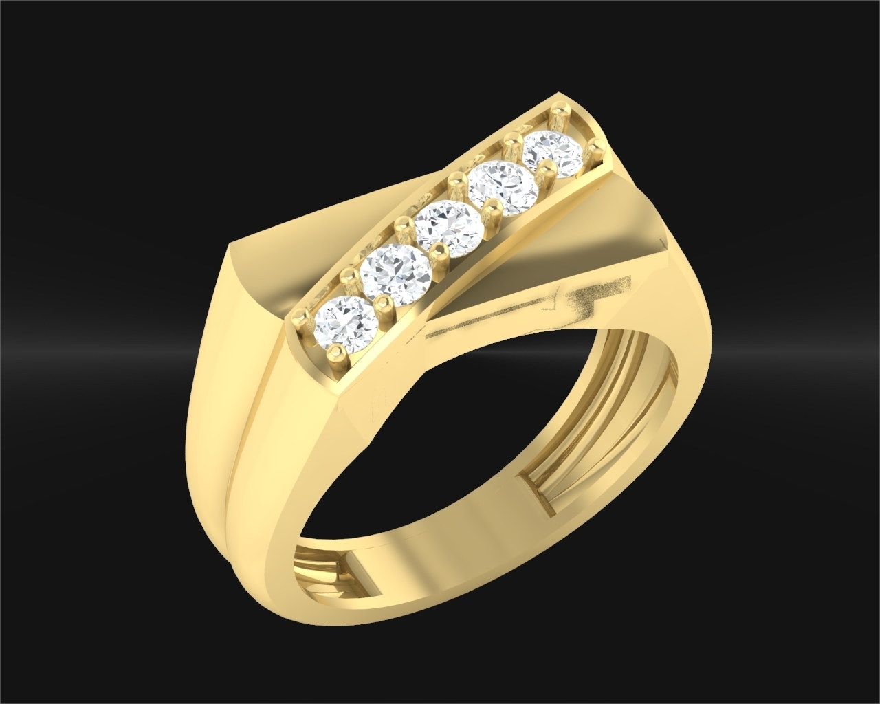 Free 3D file CNGR GENTS RING 2 💍 ・3D printing model to download・Cults