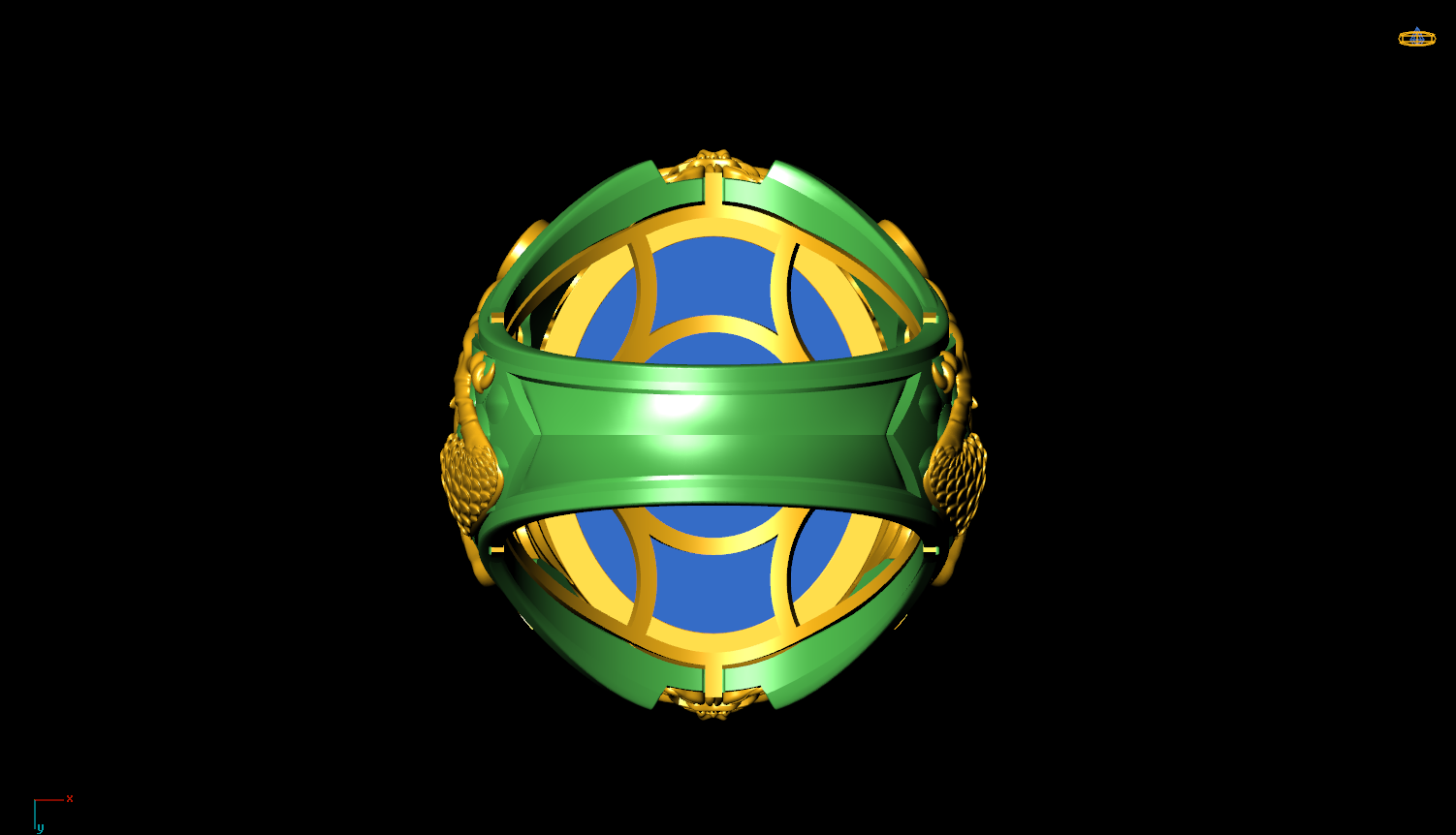 🐉 101 AMANA DRAGON RING・Free STL File for ・Cults