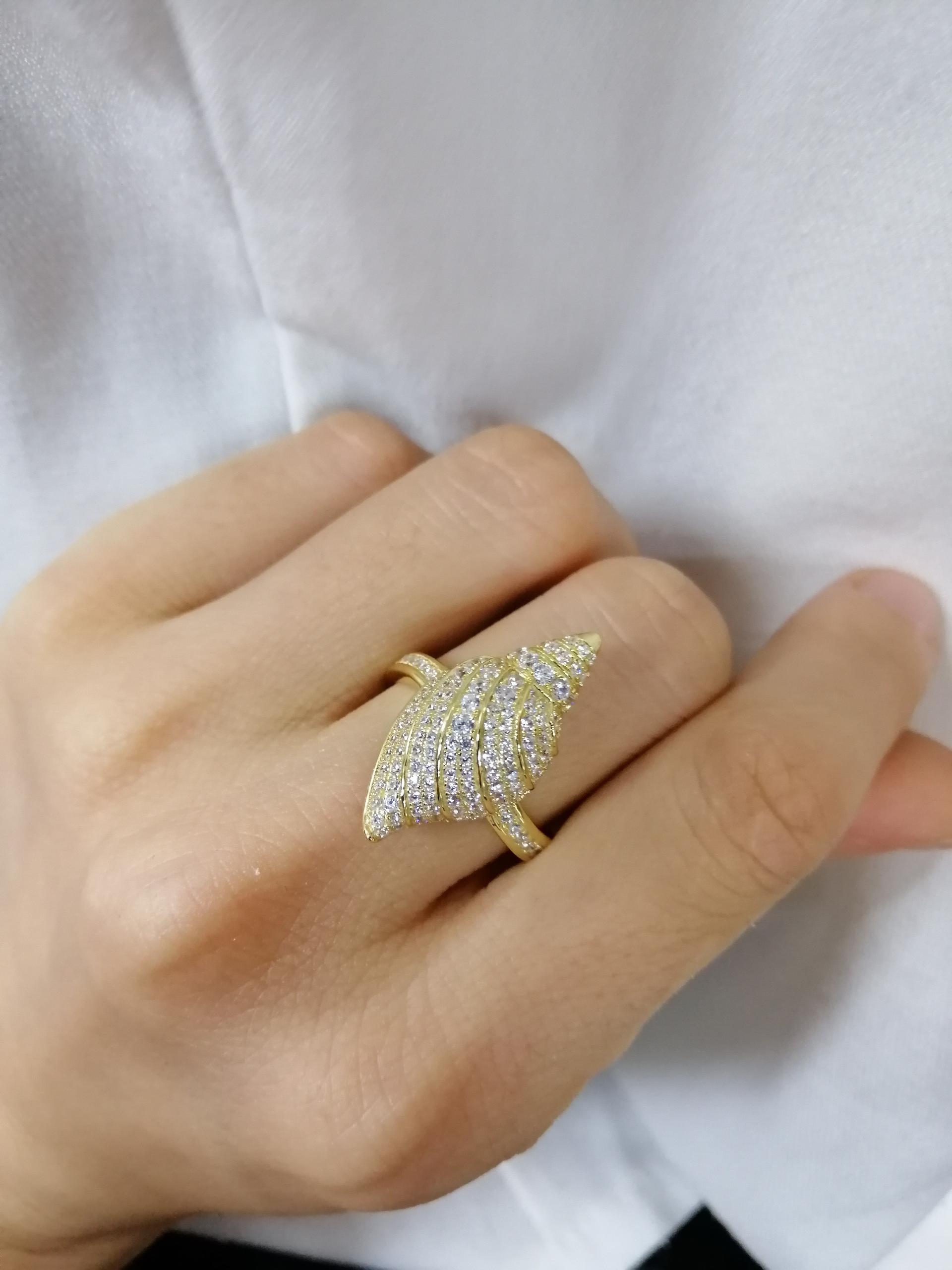 🐚 JCR 1007 Conch Shell Sterling Gold Ring・Free 3D File for ・Cults