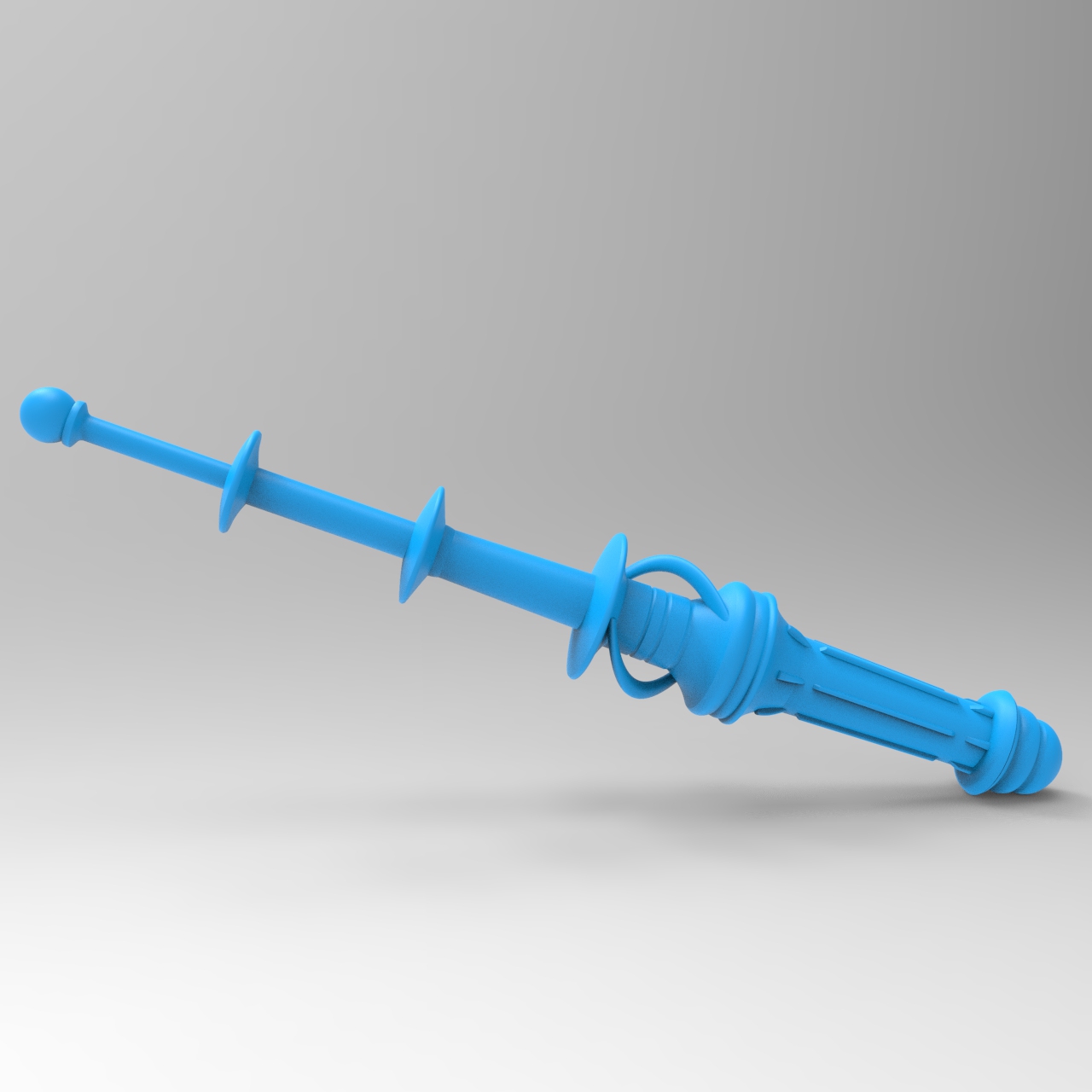 🔪 Valorant- Gravitational Uranium Neuroblaster Baton・ STL File for ・Cults