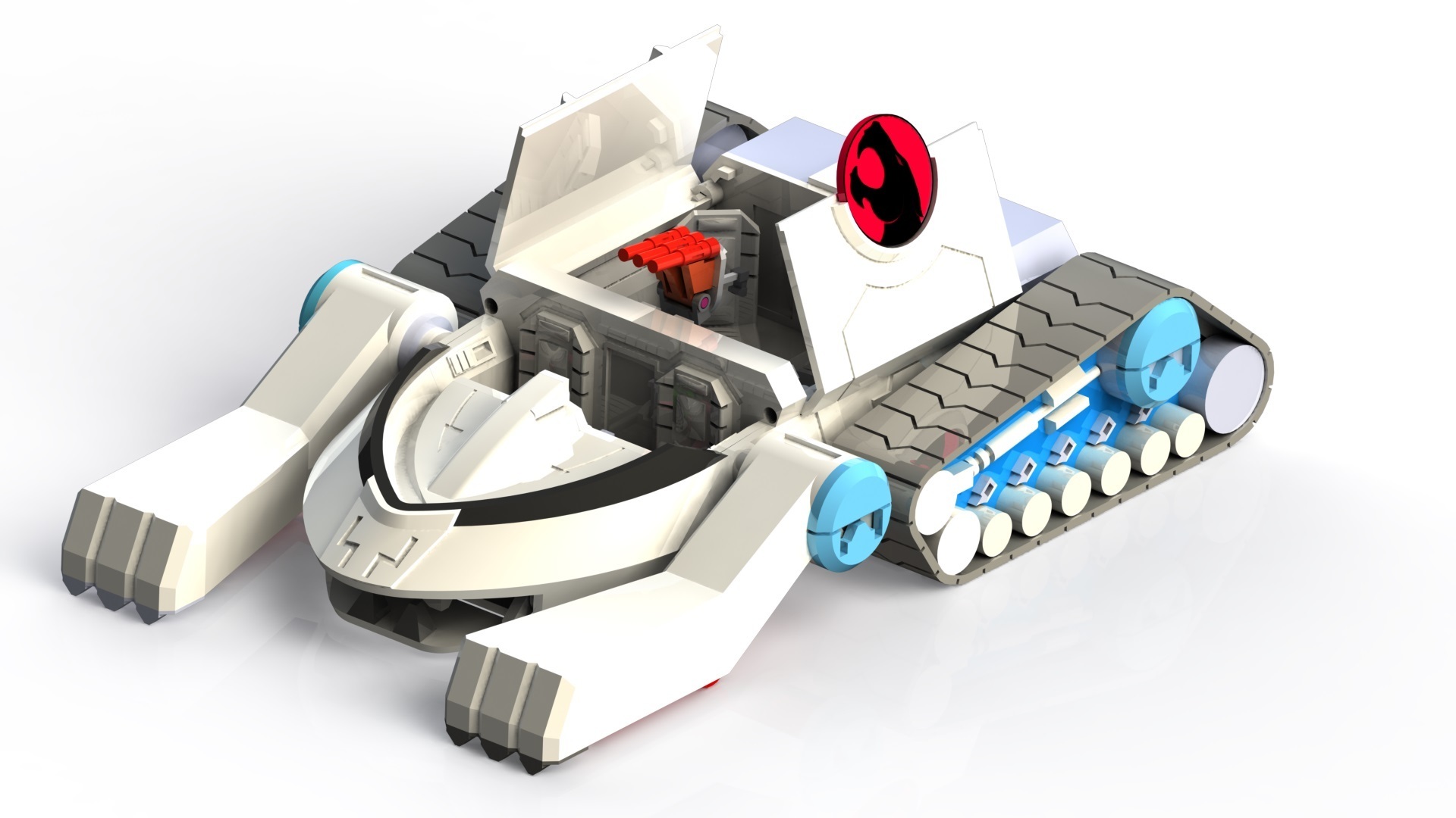 STL file Thundertank 👽 ・3D print model to download・Cults