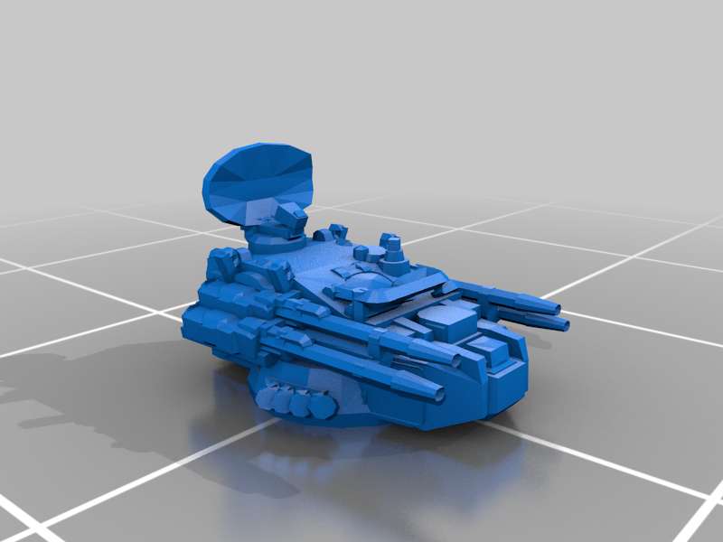 ️ Type 95 SPAAA - 1/300th scale・Free STL File for ・Cults