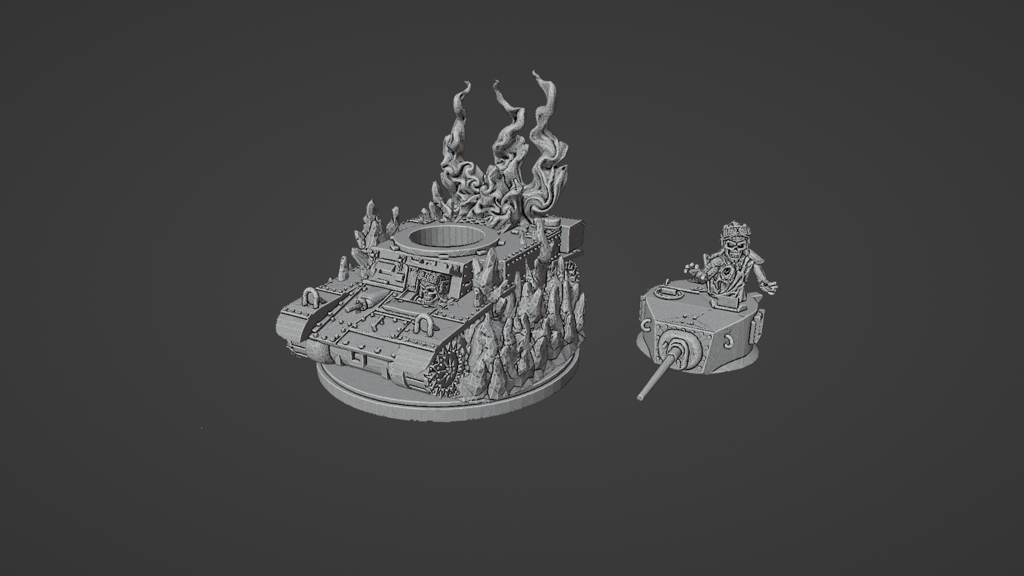 🪖 Tank 666 (MCP Ghost Rider Proxy)・Free 3D File for ・Cults