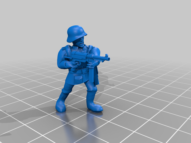 Free STL file World War Two German Infantry 🗺️ ・3D printable model to ...