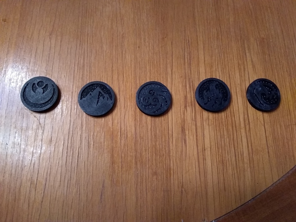 3D printing Legend of the Five Rings (L5R) Components・Cults