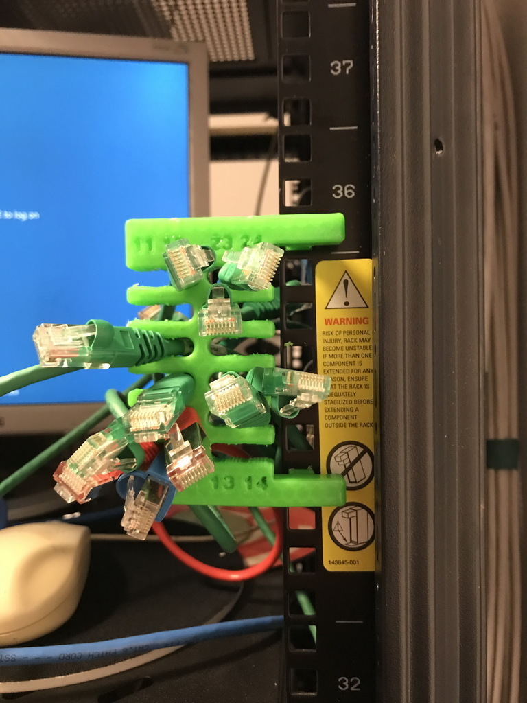 🔌 Ethernet Cable Organizer・Free 3D File for ・Cults