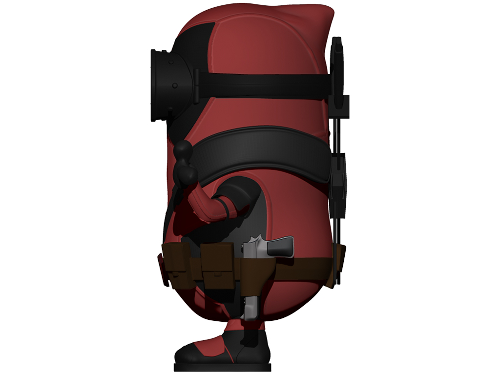 3D file Deadpool Minion Mini Figure Printable File .STL 👹 ・3D print ...