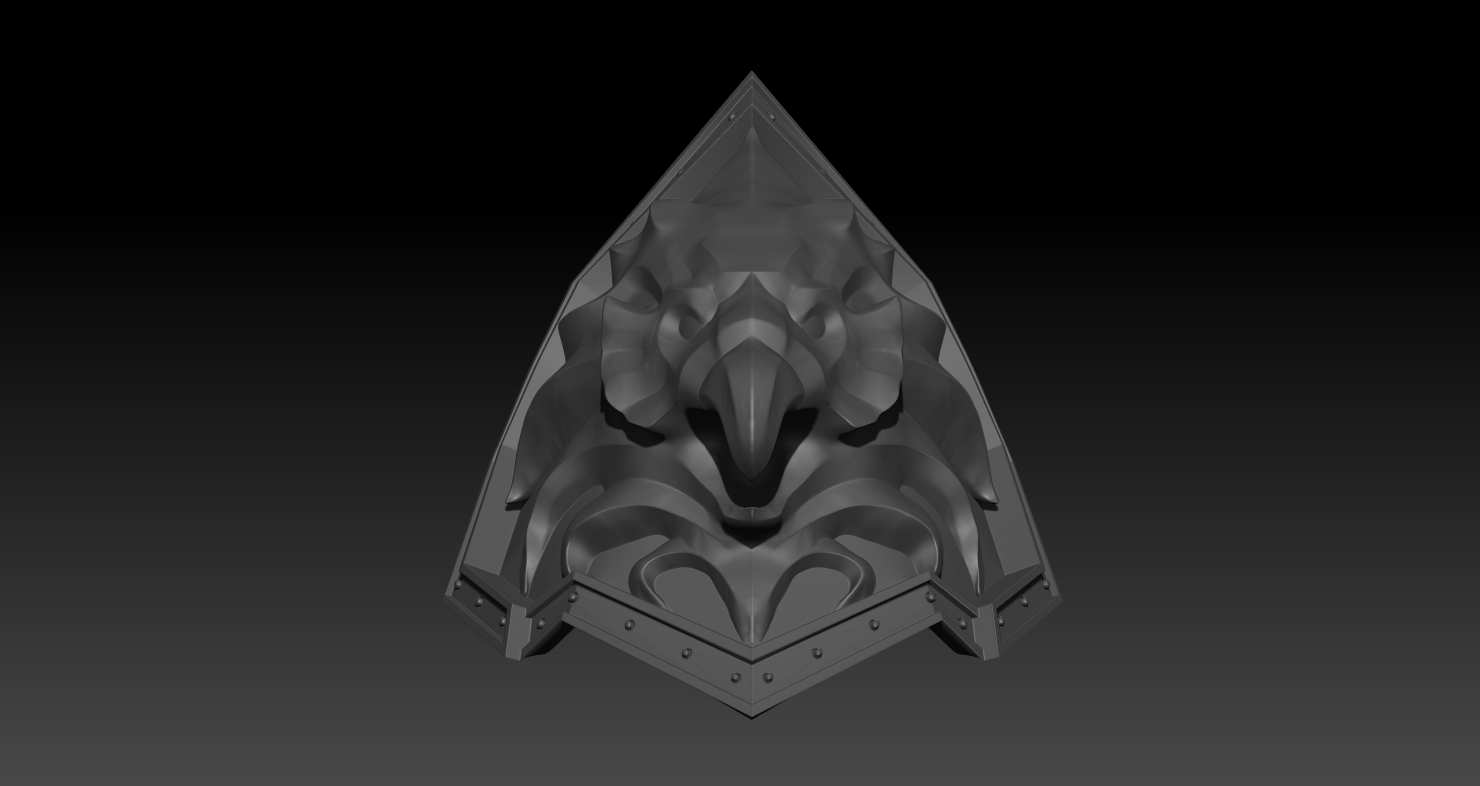 🗺️ World of Warcraft Varian Wrynn Lion Shoulder Pauldron 3D Printable ...