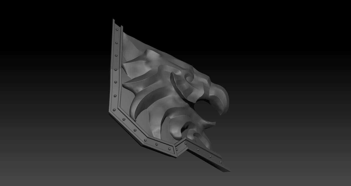 🗺️ World of Warcraft Varian Wrynn Lion Shoulder Pauldron 3D Printable ...