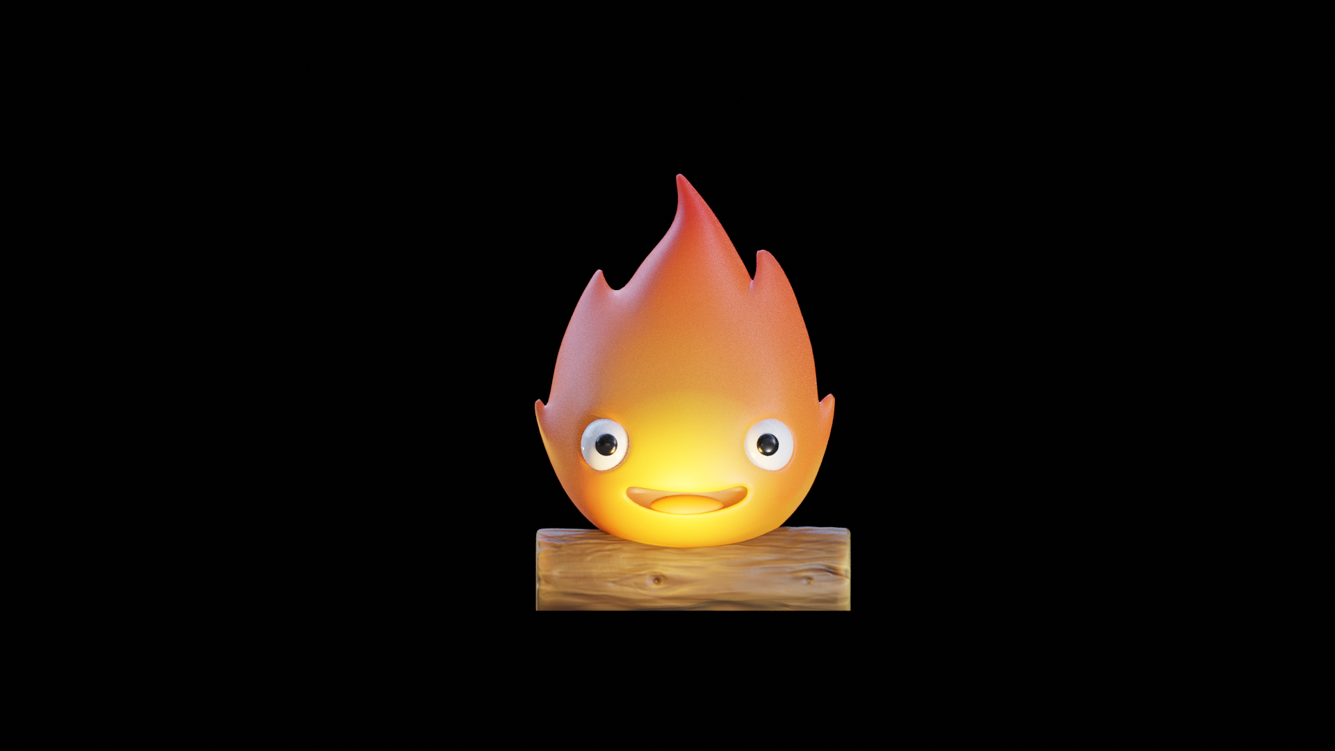🏰 Calcifer from Howl's Moving Castle・ STL File for ・Cults