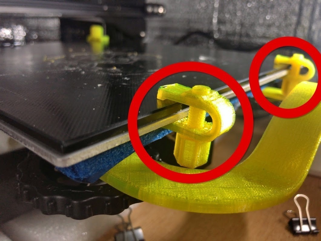 Free STL file 4mm Glass Bed Clip Rev.2 🛏️ ・3D print model to download・Cults