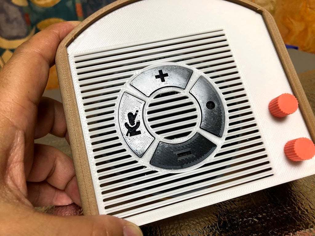 Free STL file Amazon Echo dot 2nd gen. Retro radio housing 🥈・3D ...