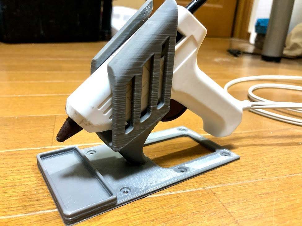 Free STL file Hot Glue Gun Stand (REMIX) 🥵 (STEP)・3D printing design to ...