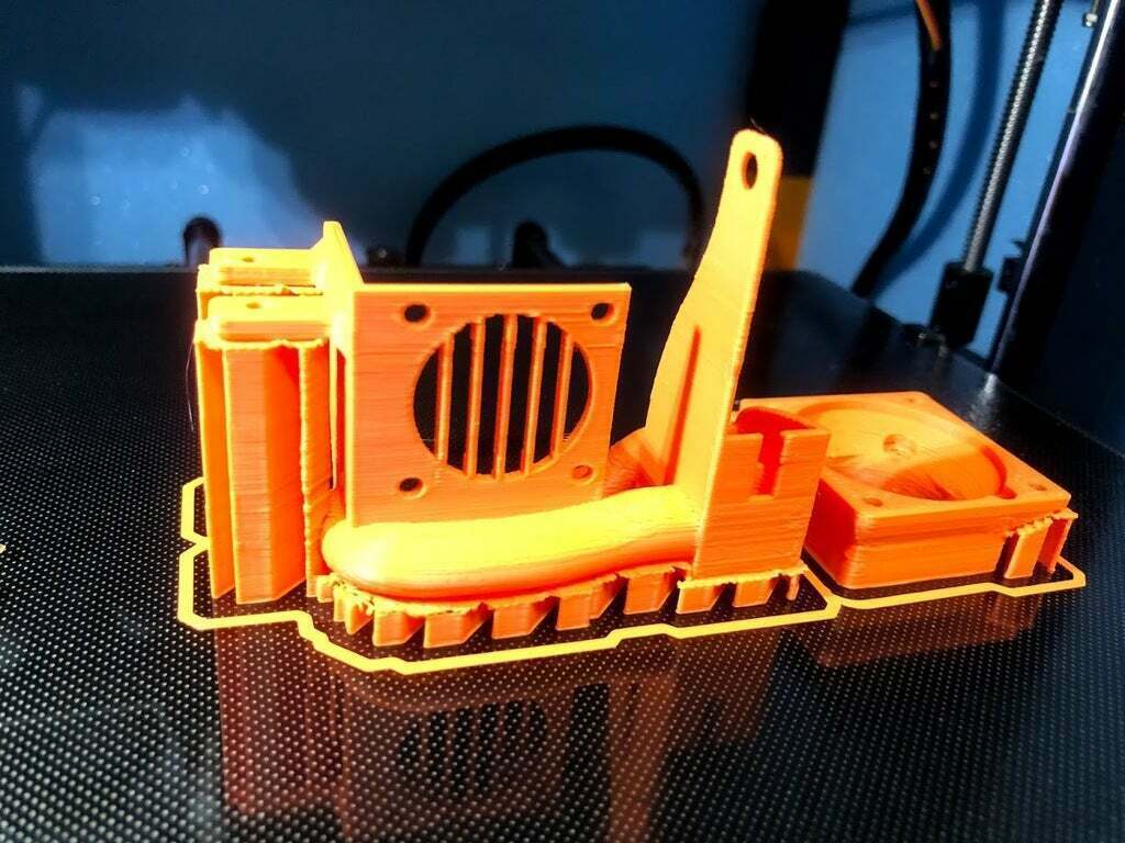 🔧 Kingroon KP3S 4010/5015FAN & 3DTouch MOD・Free STL File for ・Cults