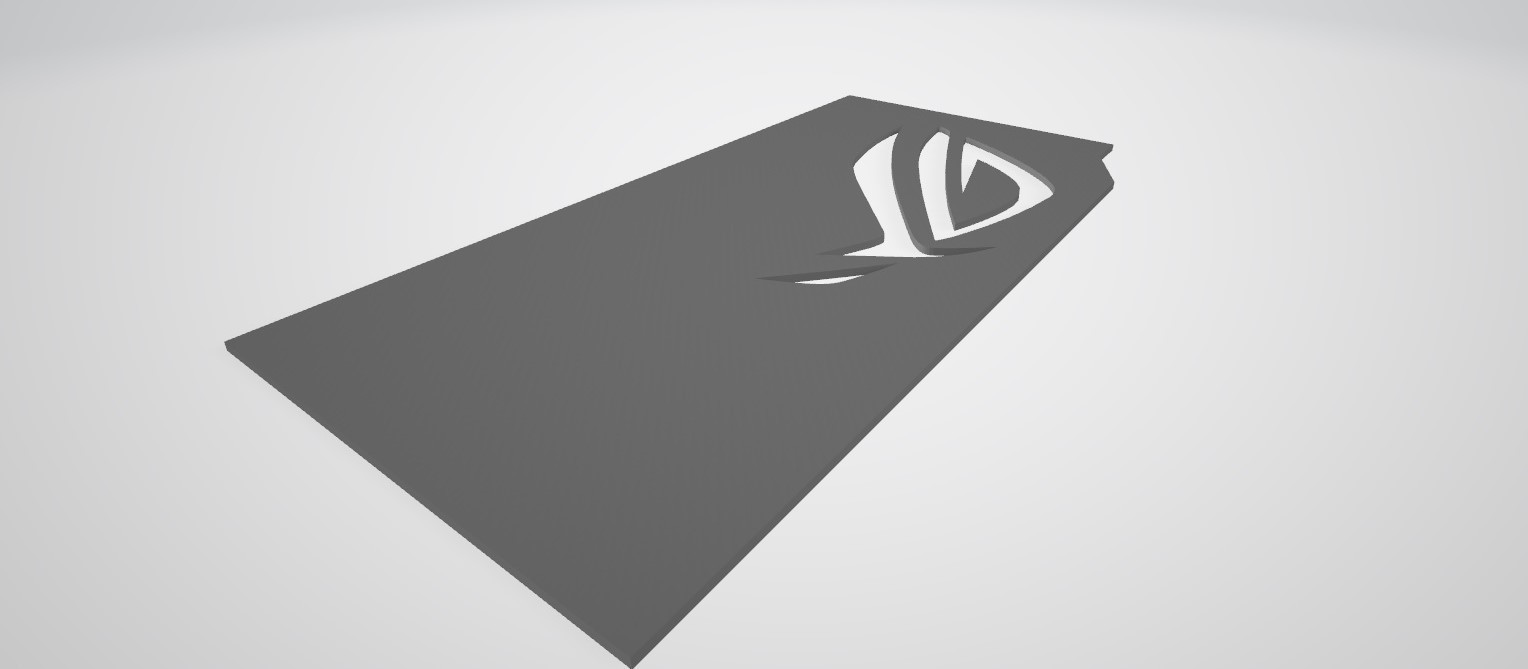 OBJ file Rog Strix Backplate 🎲 ・Design to download and 3D print・Cults
