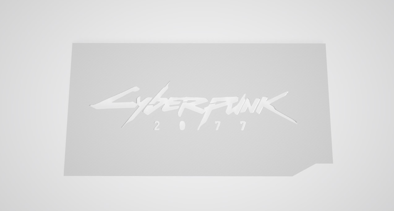3D file cyberpunk 2077 backplate 🎲 ・Template to download and 3D print・Cults