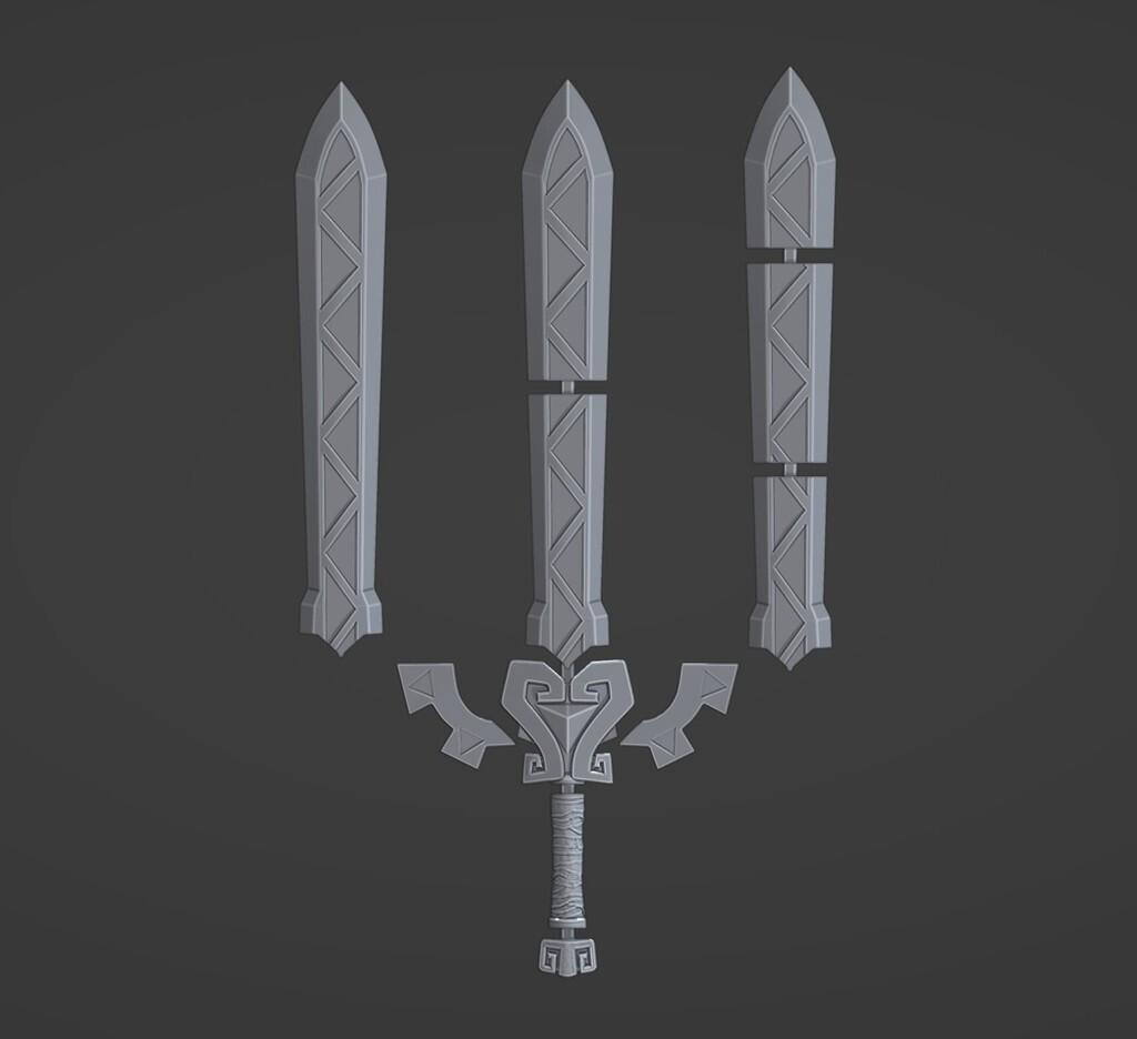 🗡️ Lokomo Sword - Zelda Spirit Tracks・Free STL File for 3D printing・Cults