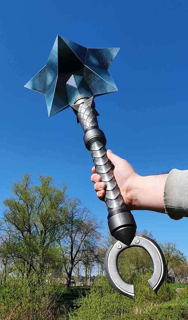 🚿 Mace - Meteor Shower (Lineage 2)・Free STL File for ・Cults