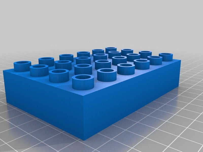 🧱 4x6 LEGO-Compatible Brick・Free STL File for ・Cults