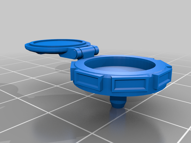 Бесплатный STL файл Tehnolog tank hatch 🪖・Шаблон для загрузки и 3D ...