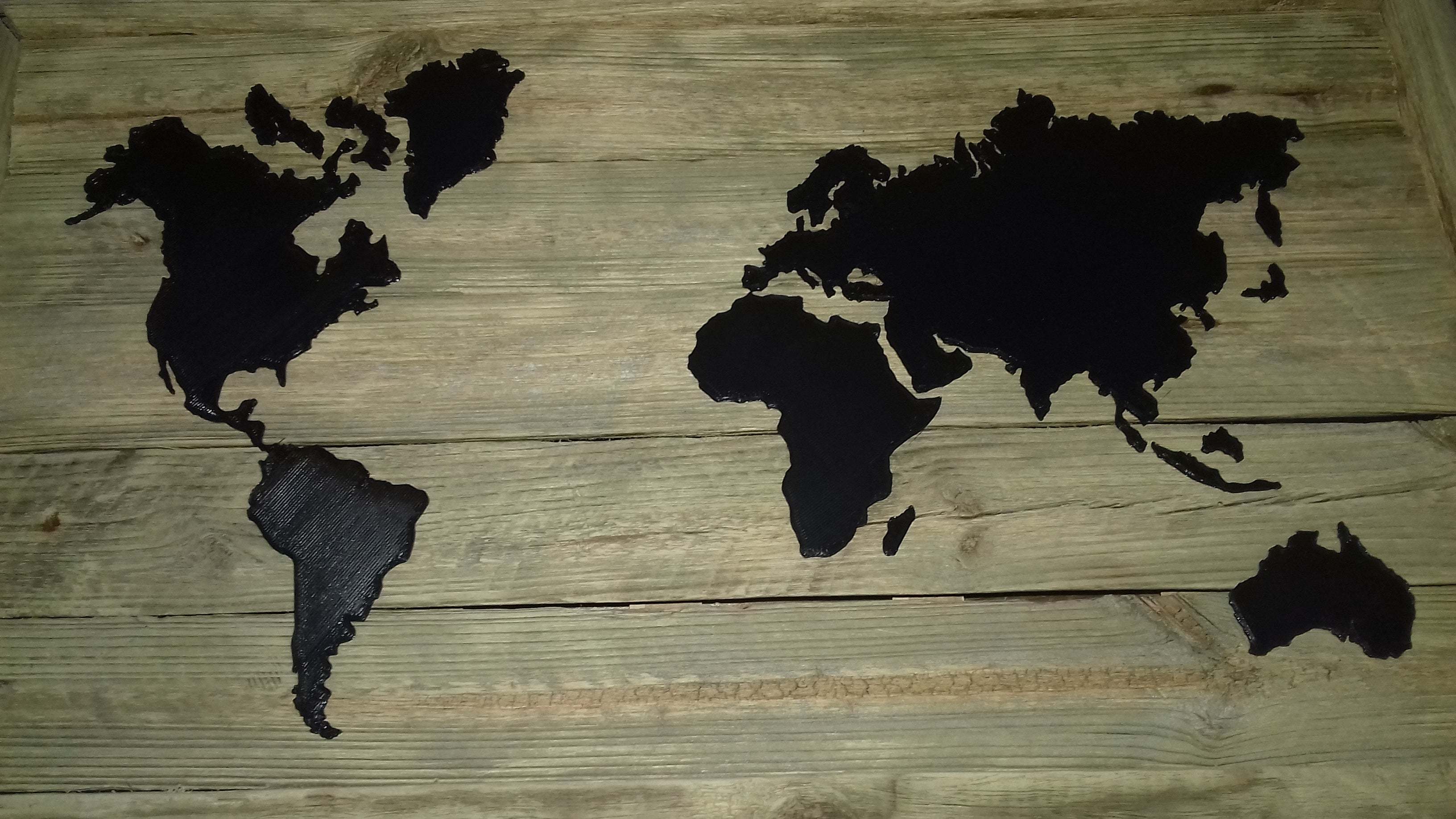 Fichier STL gratuit planisphère 🖼️ ・Plan pour imprimante 3D à ...