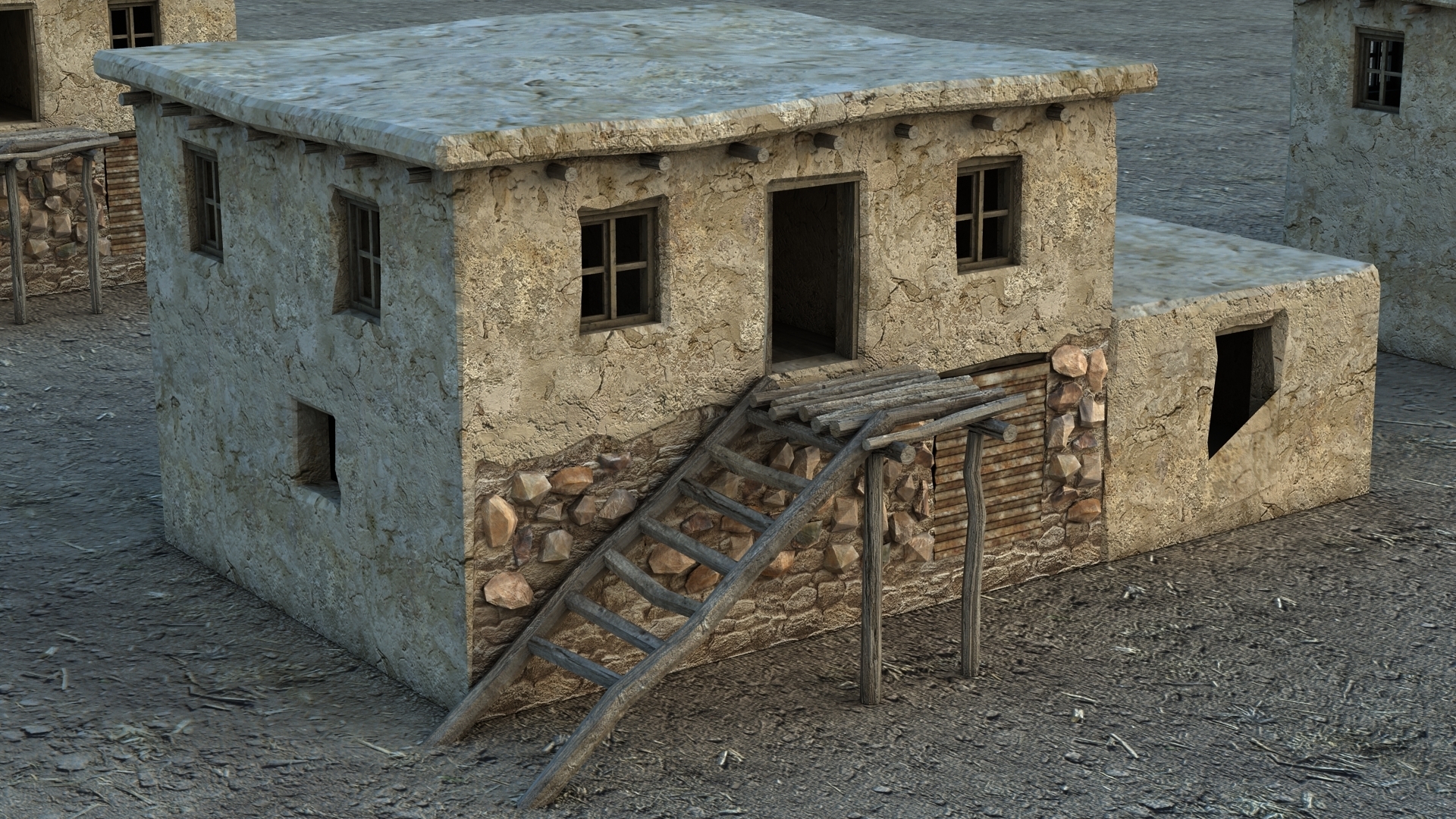 3D file Mud House 🏠 ・3D print design to download・Cults