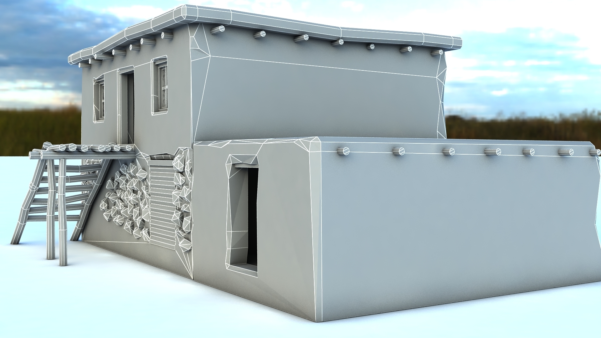 3D file Mud House 🏠 ・3D print design to download・Cults