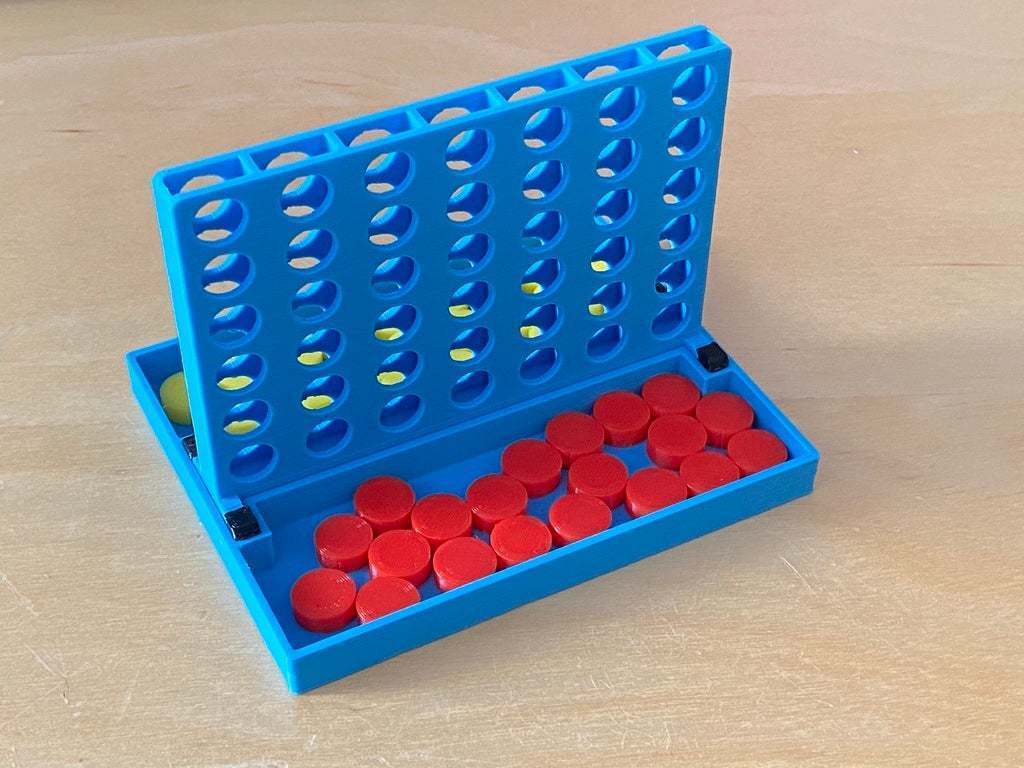 🧸 Connect Four Remix with Base・Free STL File for ・Cults