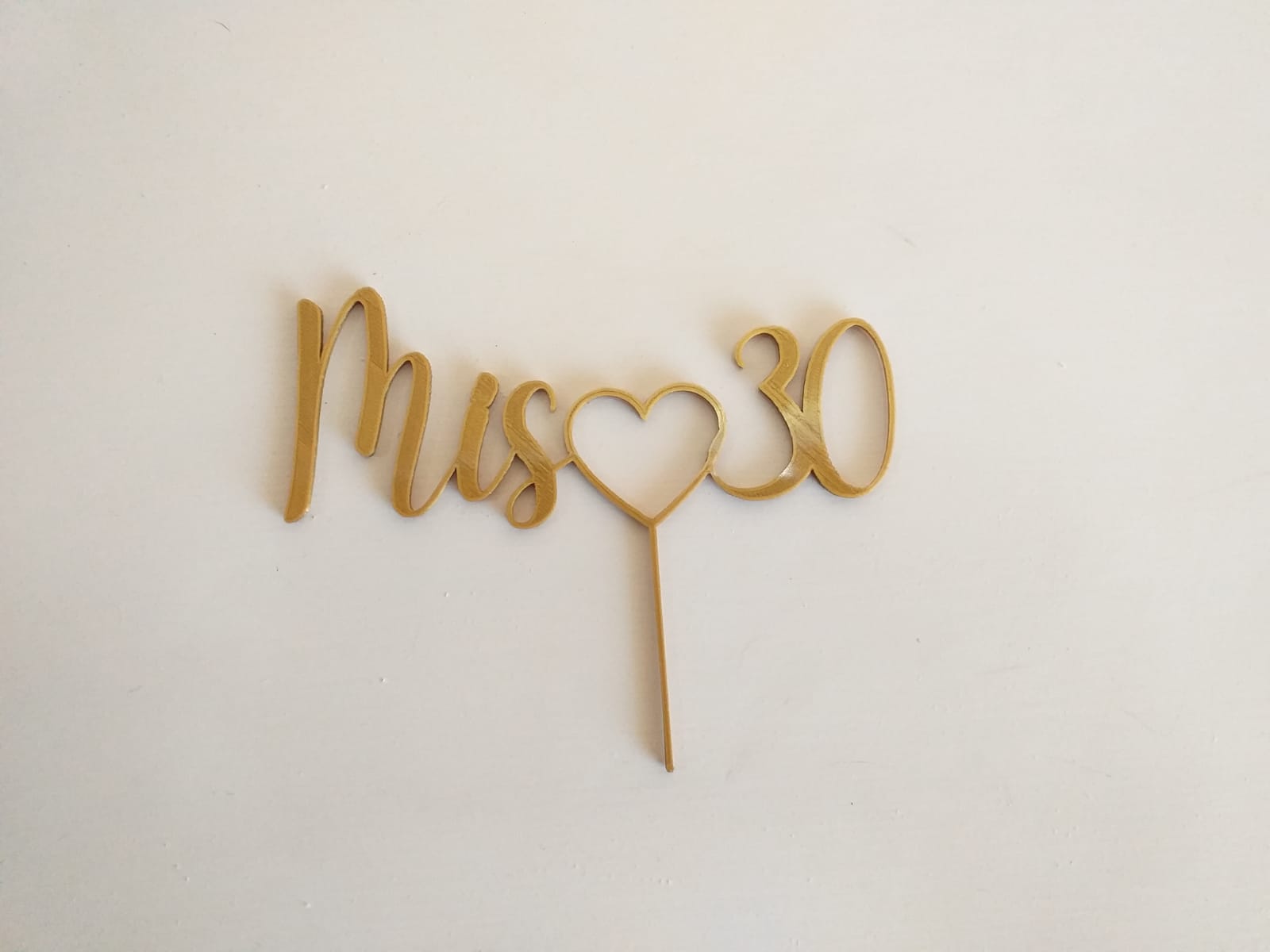 STL file Topper Mis 30 🍰 ・3D printable model to download・Cults