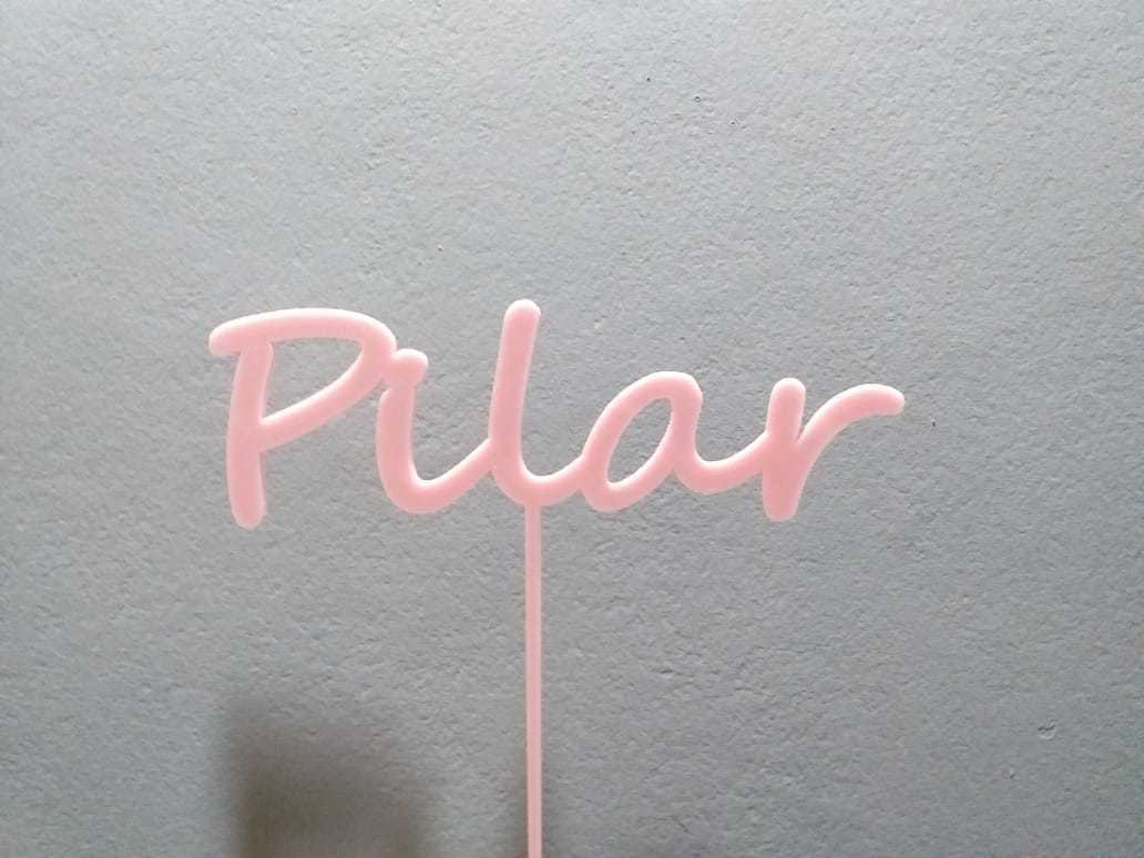 Fichier STL Topper Pilar 👽 ・Objet imprimable en 3D à télécharger・Cults