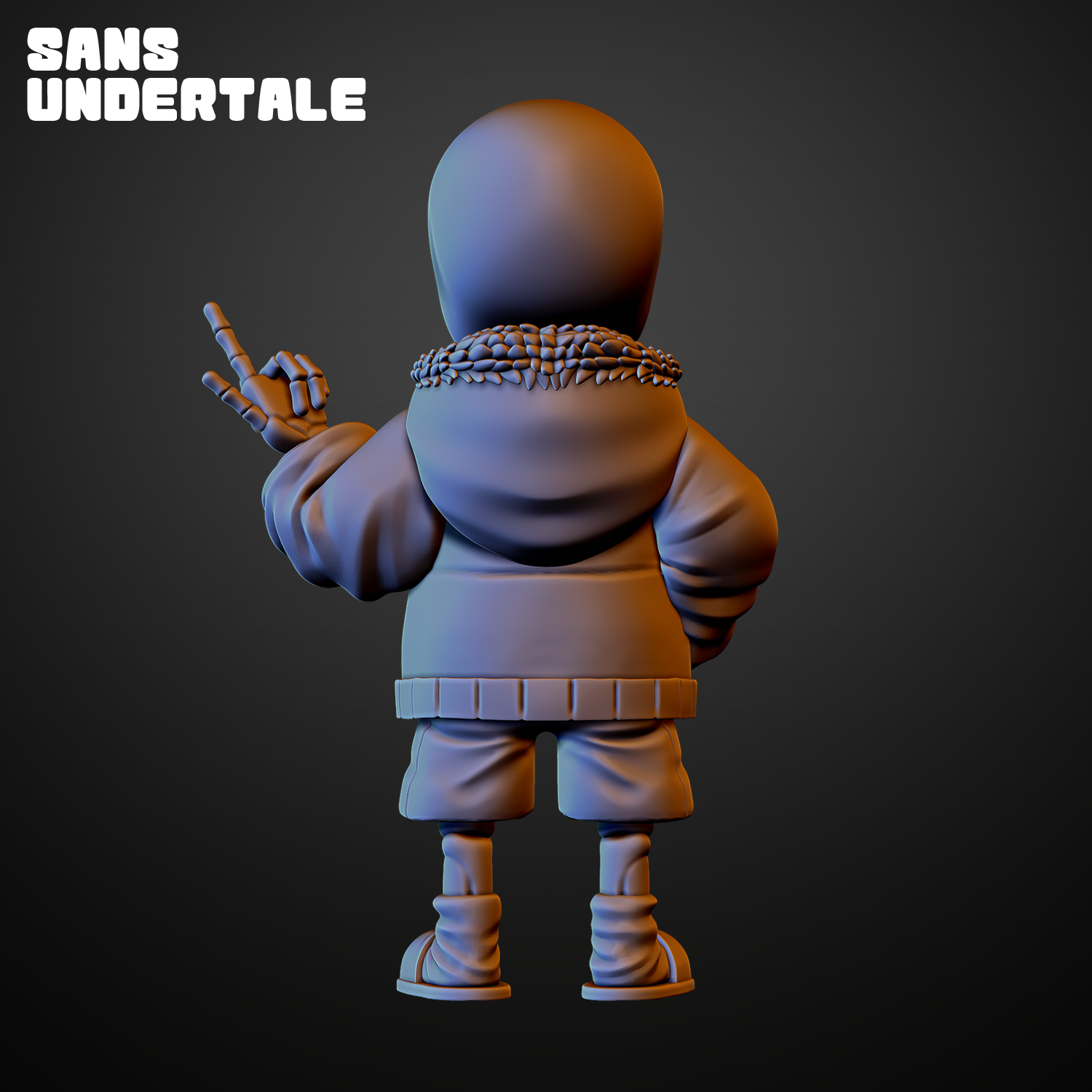 🗿 Sans - Undertale・ STL File for ・Cults