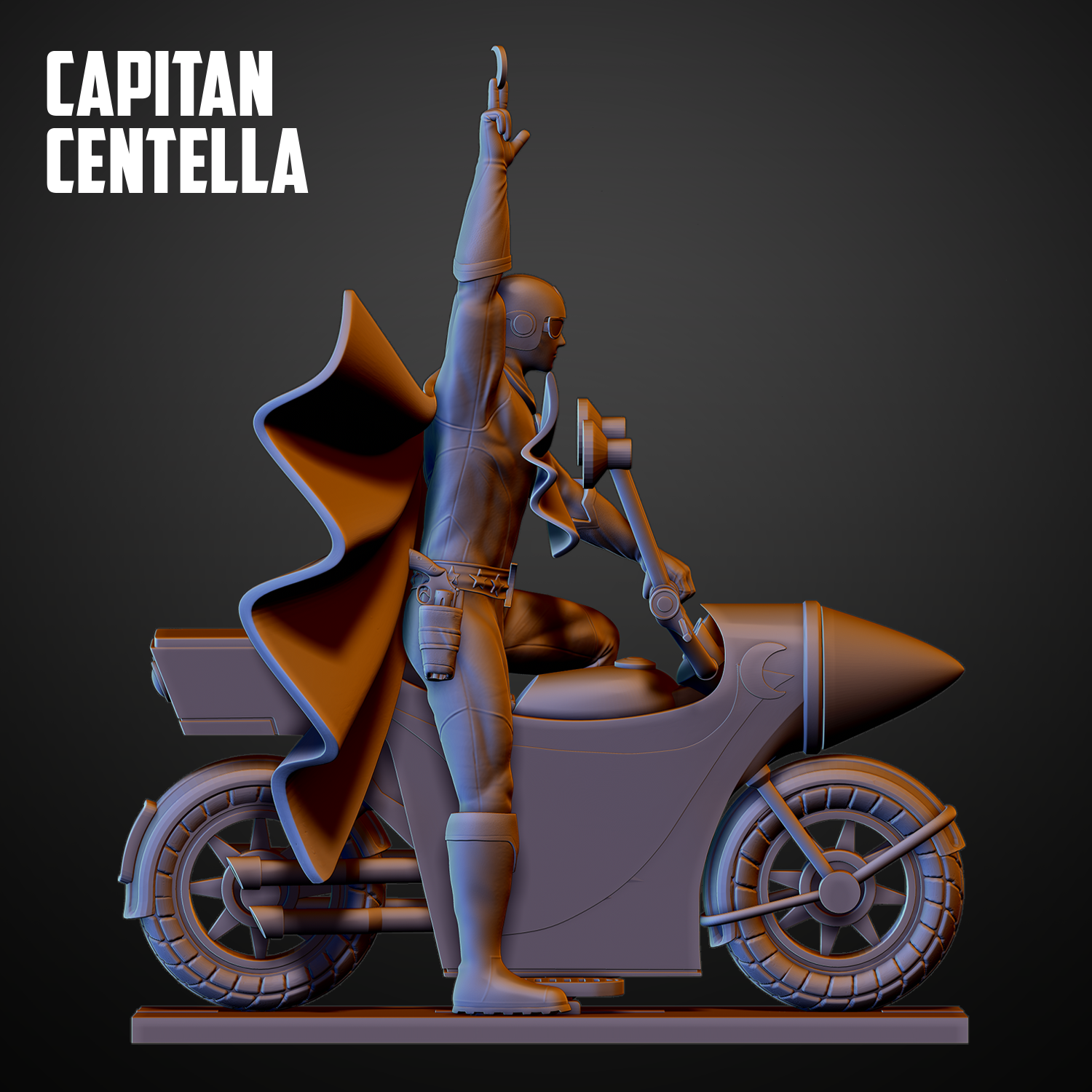 STL file Captain Centella 🗿 ・3D printing template to download・Cults