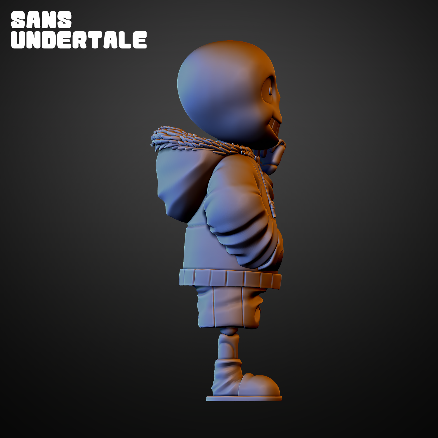 🗿 Sans - Undertale・ STL File for ・Cults