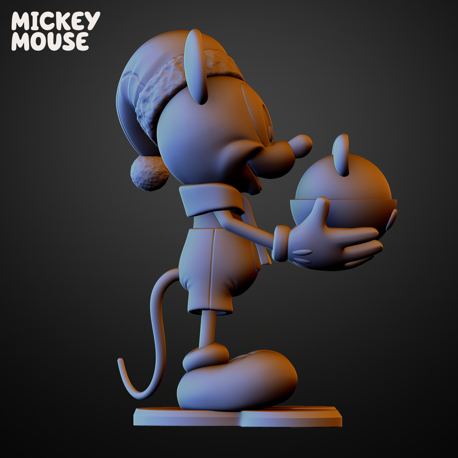 STL file Christmas Mickey Mouse 🎄 ・3D printer design to download・Cults