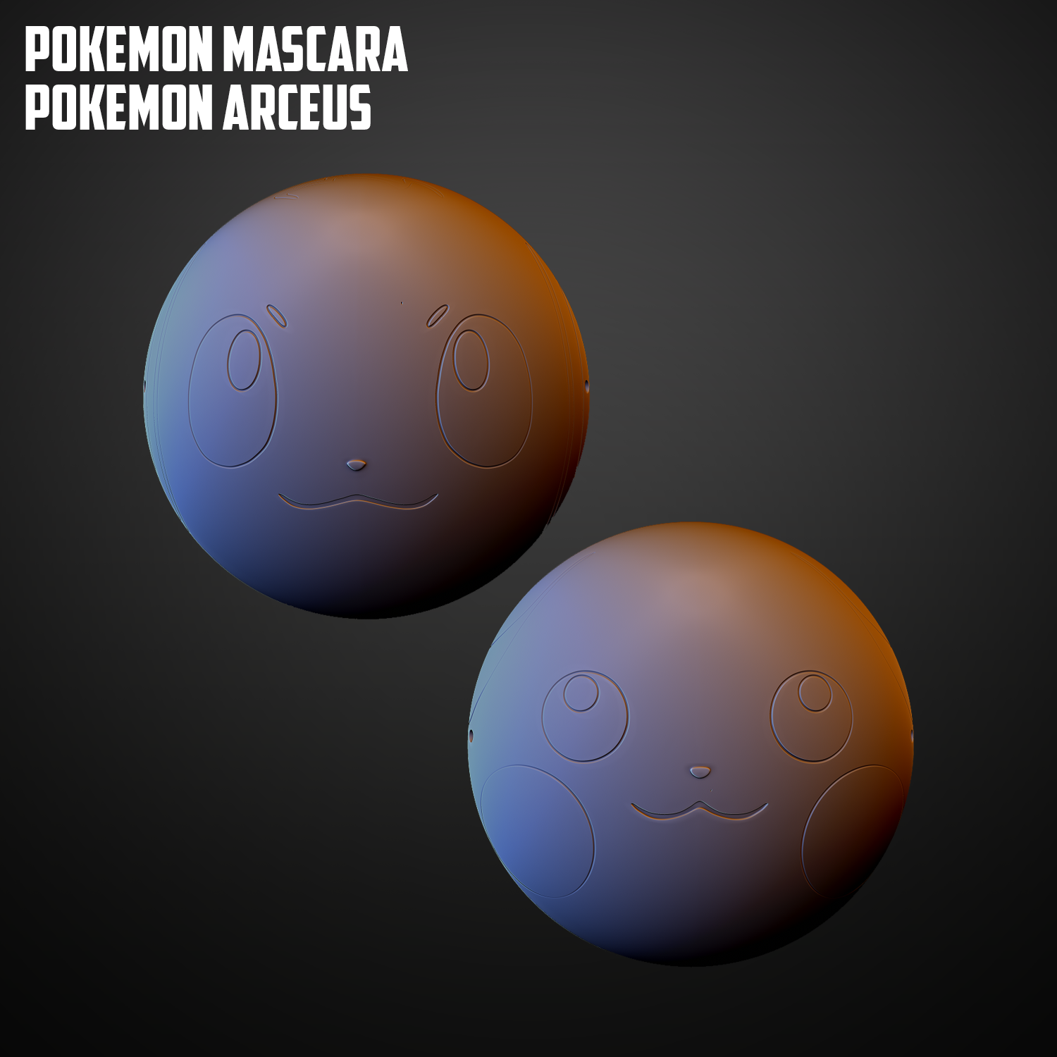 🐉 pokemon masks - Pokemon legends: Arceus・Free STL File for ・Cults