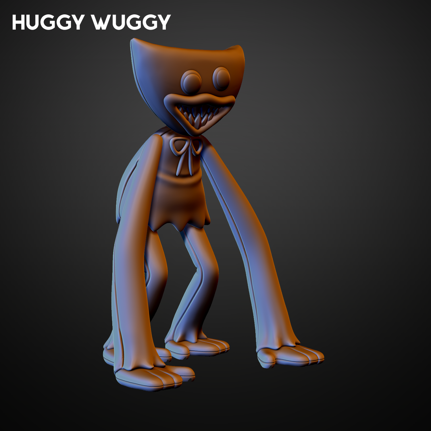 🎮 Poppy Playtime - Huggy Wuggy・ STL File for ・Cults