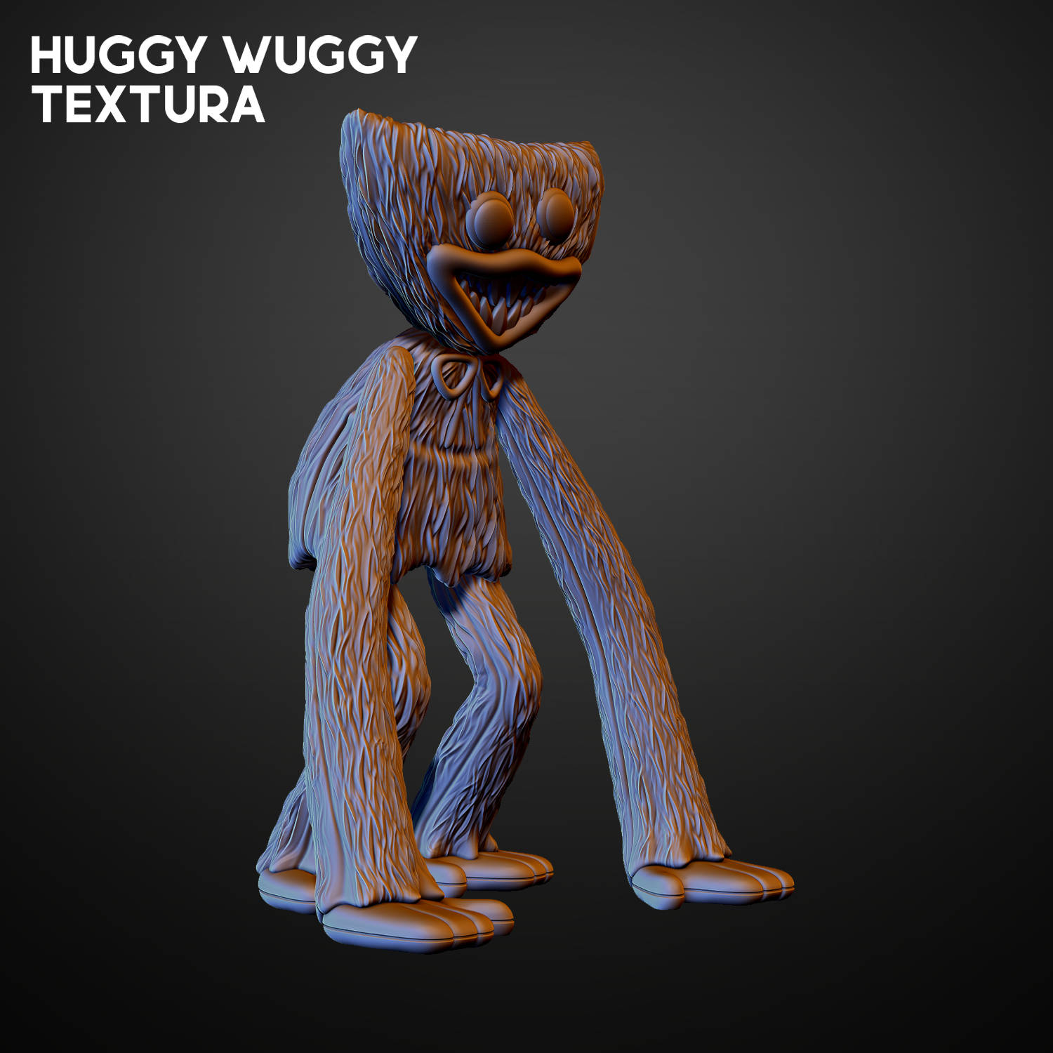 🎮 Poppy Playtime - Huggy Wuggy・ STL File for ・Cults