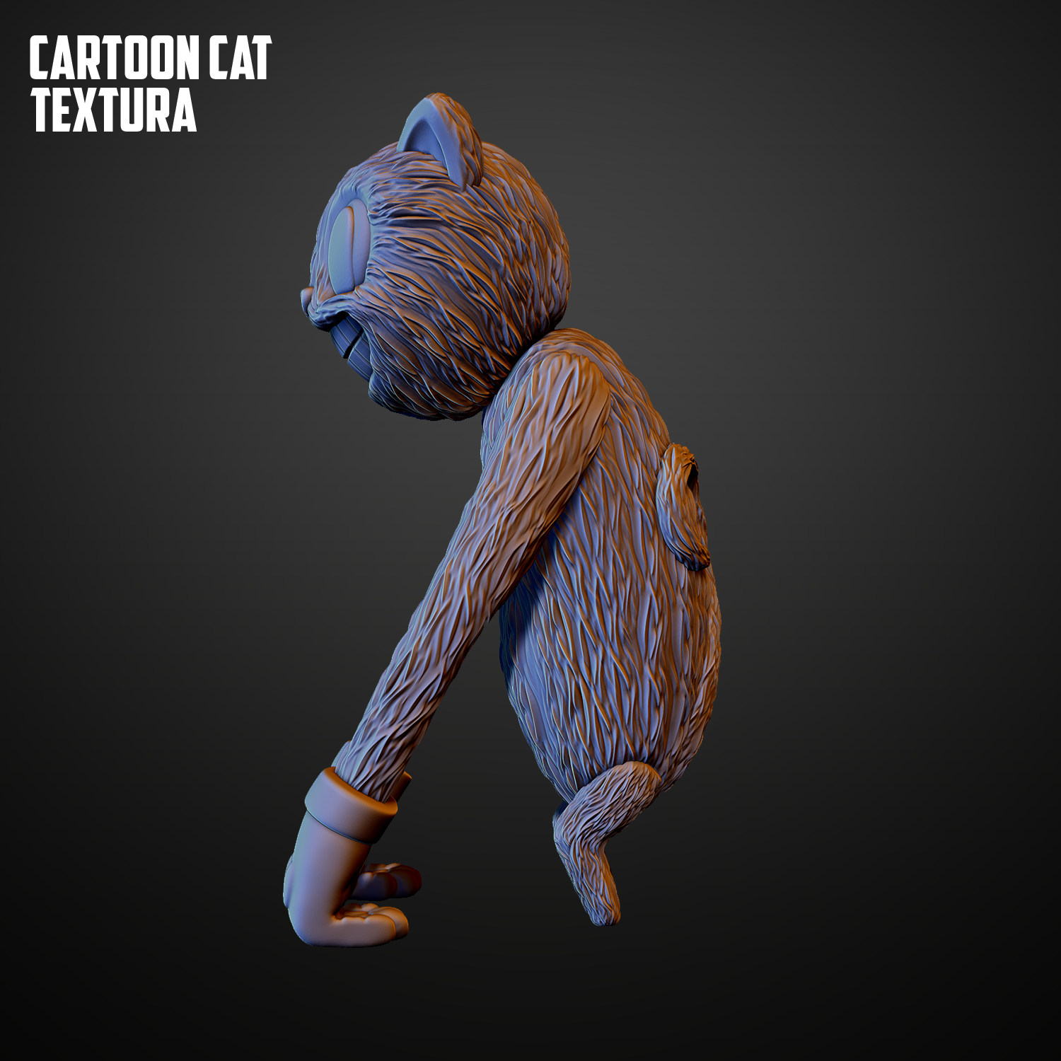 🐱 POPPY PLAYTIME - CARTOON CAT・Free STL File for ・Cults