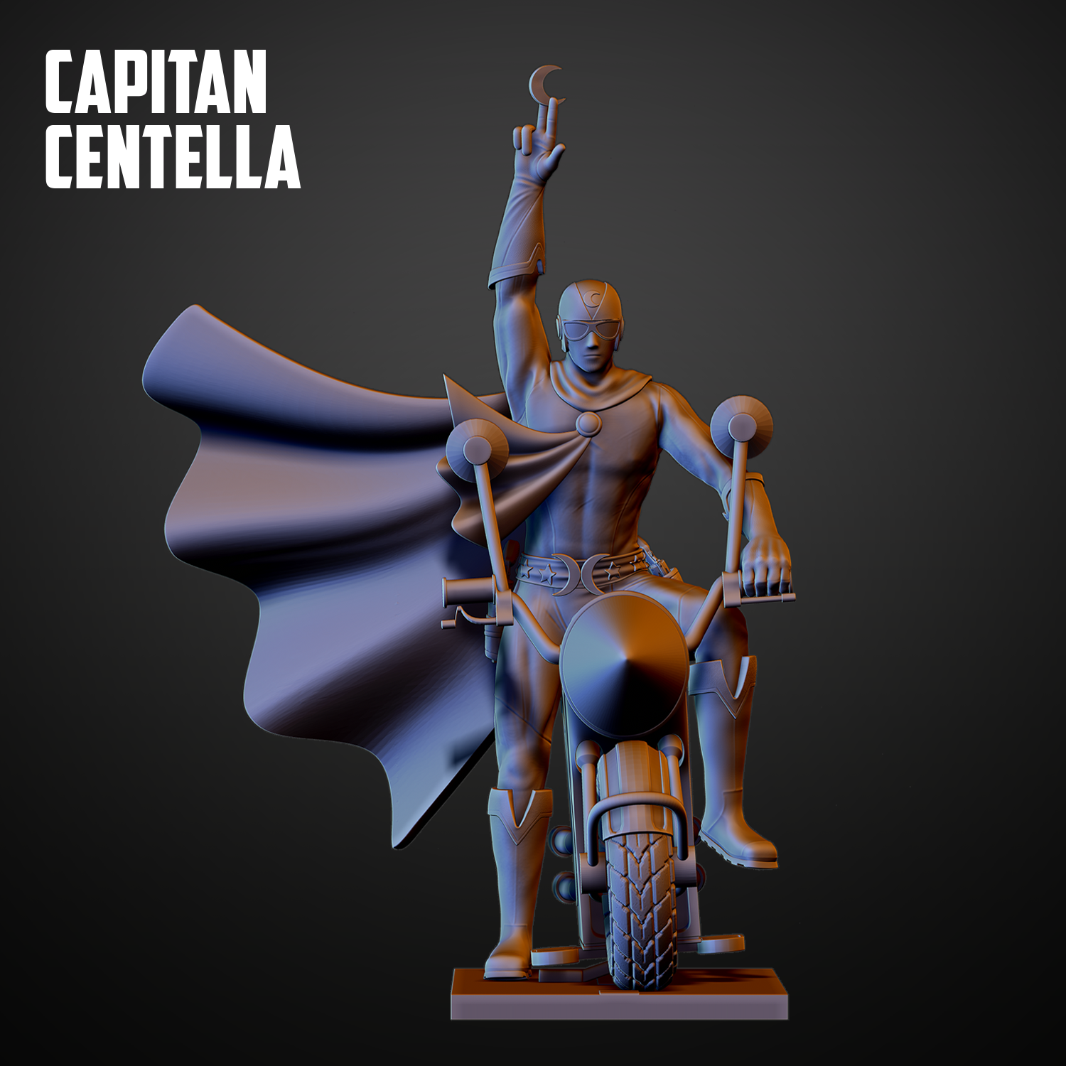 STL file Captain Centella 🗿 ・3D printing template to download・Cults