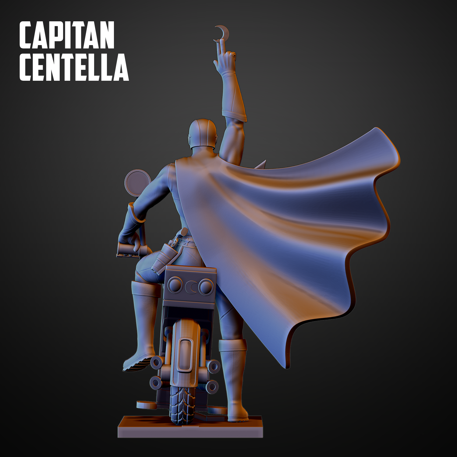 STL file Captain Centella 🗿 ・3D printing template to download・Cults