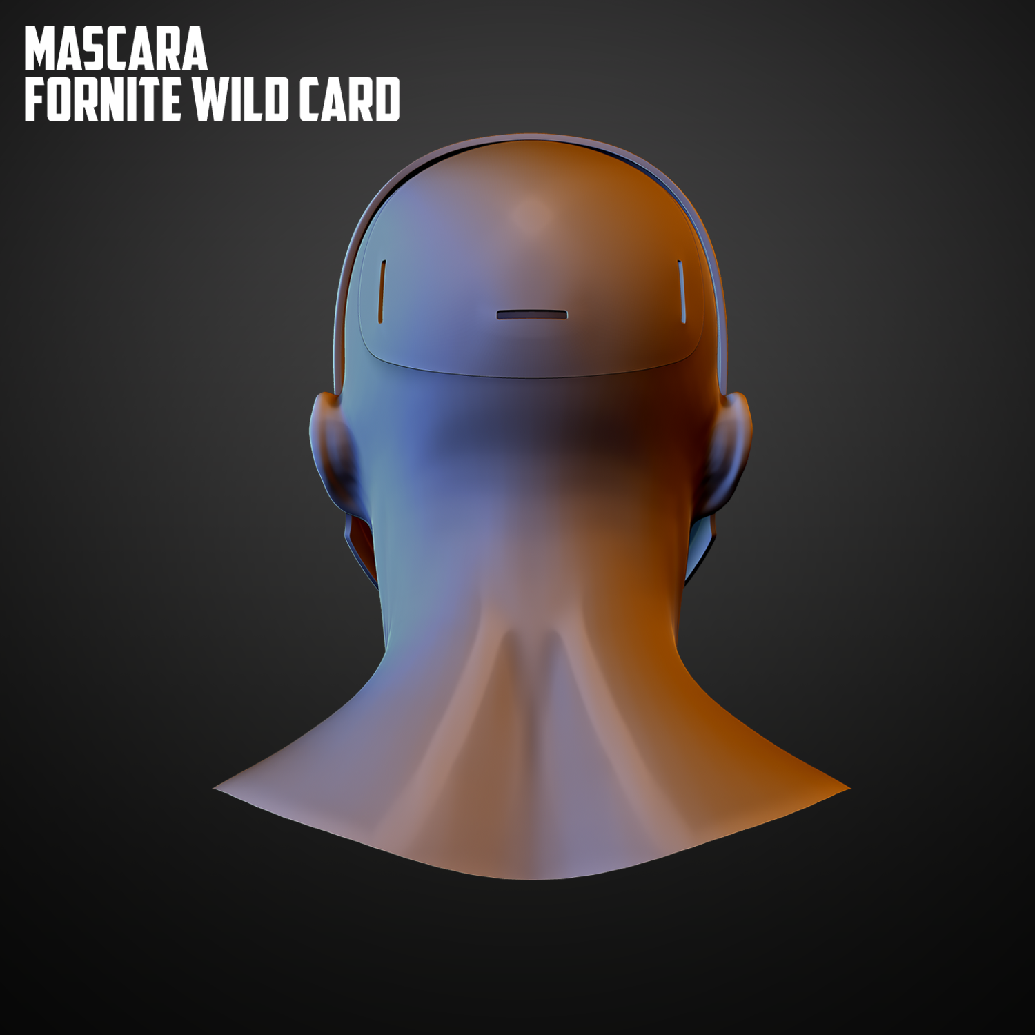 🪢 fornite mask - wild card・Free STL File for ・Cults