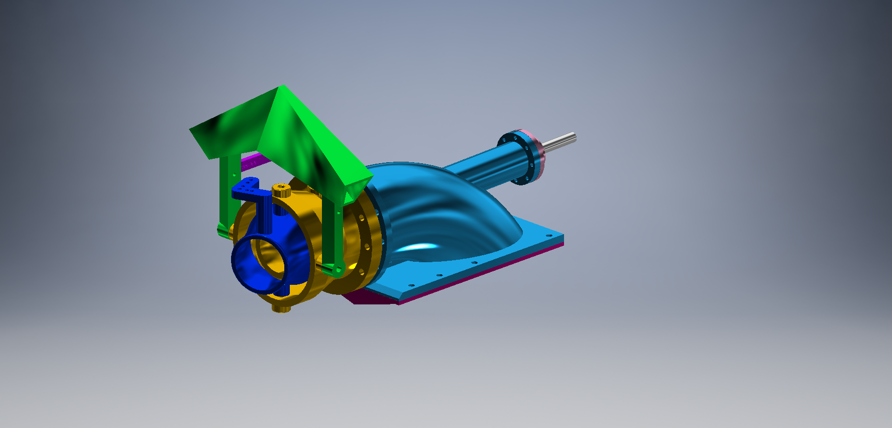3D file Water jet propulsion 60mm/Водометный движитель 60мм! 🚰 ・3D ...