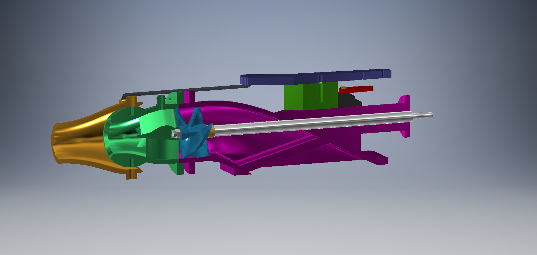 🚰 Water jet propulsion 45mm/Водометный движитель 45мм!・Free 3D File for ...