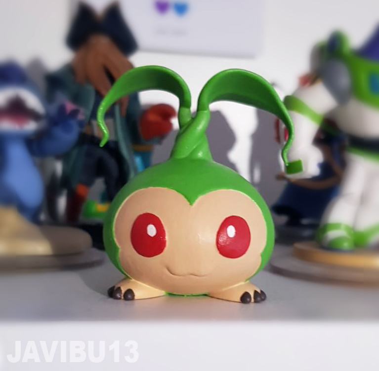 Распечатать в формате 3D работу Tanemon - Digimon • Сделано на 3D ...