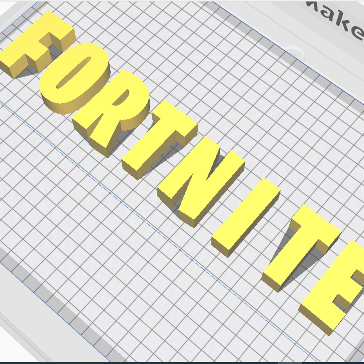Fichier 3D Police de caractères Fortnite pour les lettres 🚓・Objet pour ...