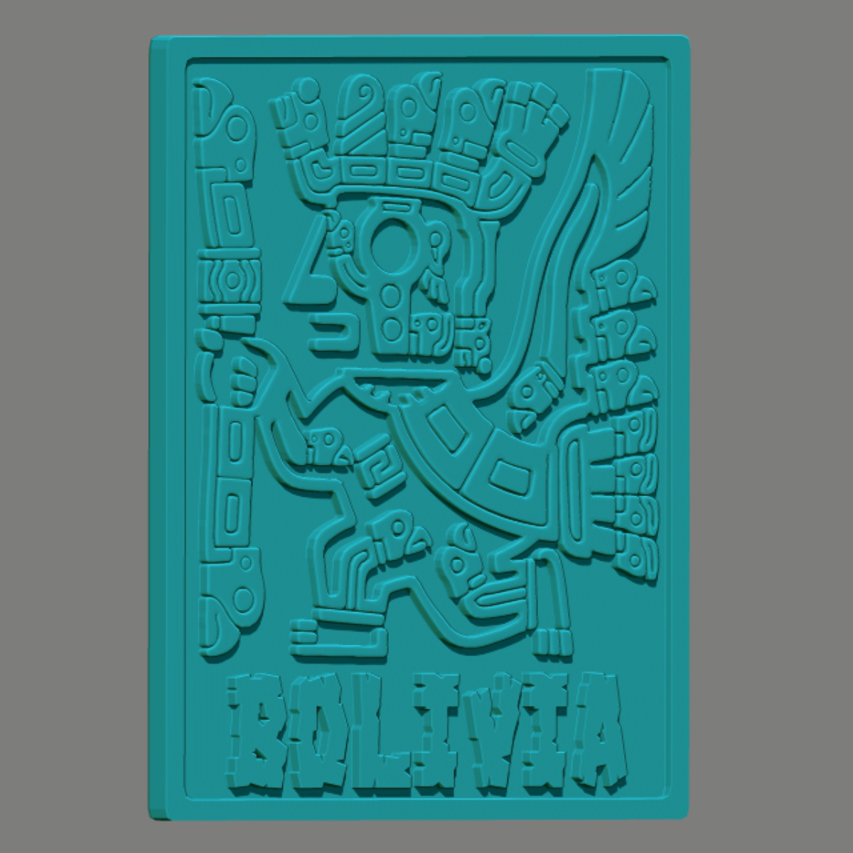 STL file Inca Tiwanaku Bolivia 🇧🇴 (OBJ)・3D printing idea to download・Cults